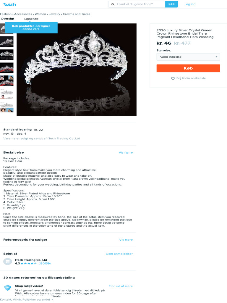 Elegant Silver Rhinestone Tiara | PDF | Ornaments | Human Appearance