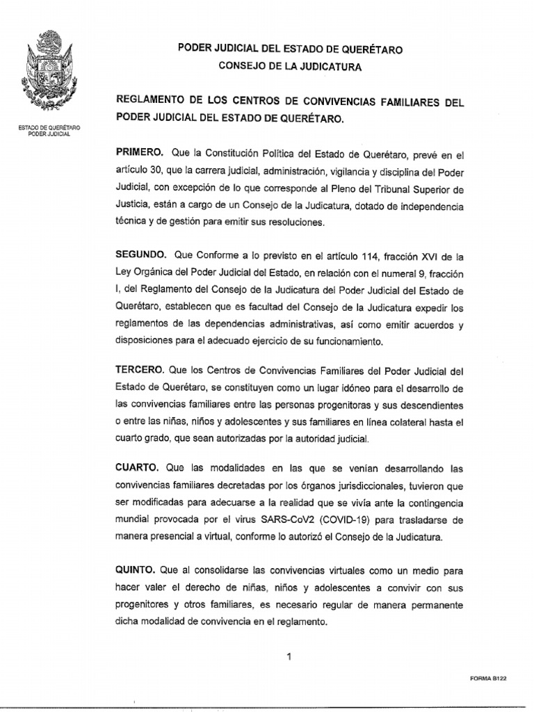 Reglamento Cecofam | PDF