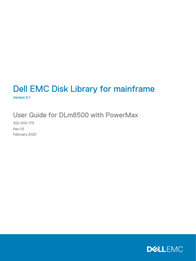 Dell EMC Disk Library For Mainframe | PDF | Mainframe Computer ...