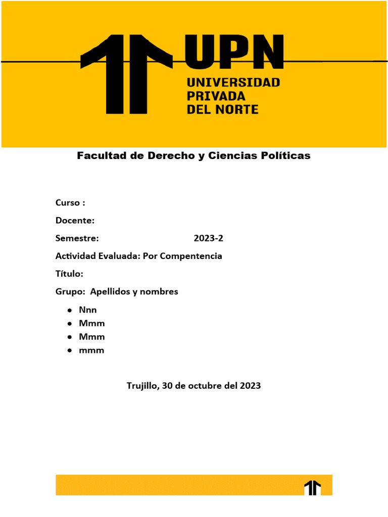 Modelo de Caratula Upn Marcs t4 | PDF | Ciencias sociales