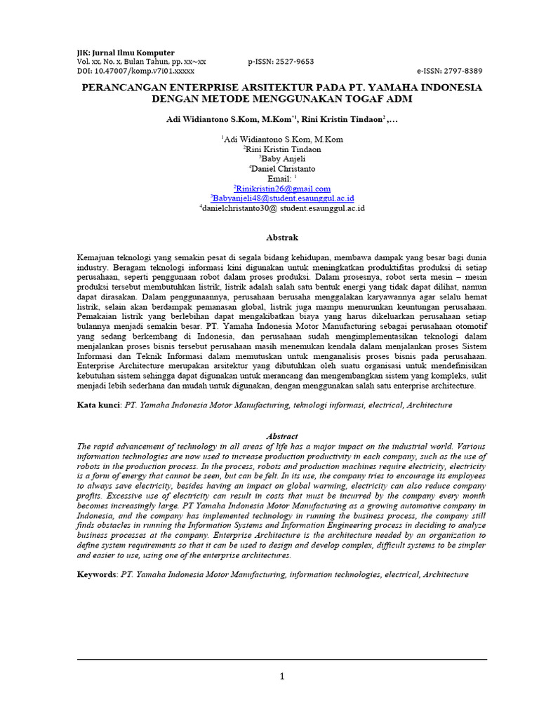 CS Template Jurnal JIK | PDF