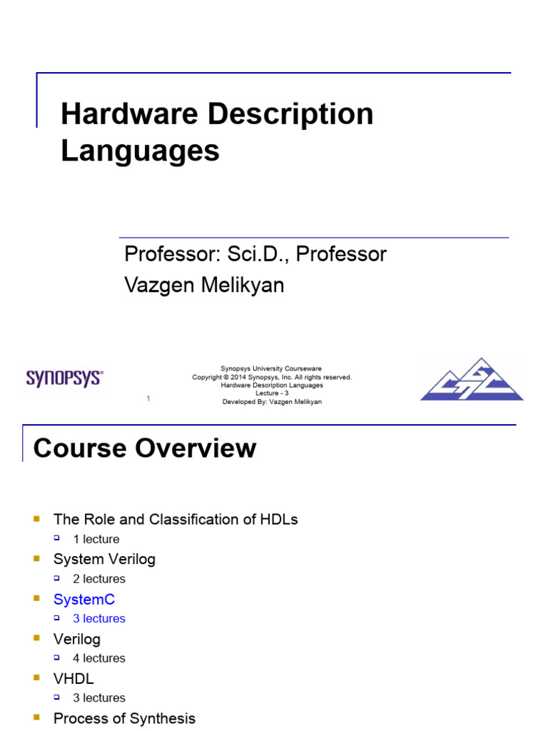Hdl Lecture3 Pdf Hardware Description Language Class Computer 7742