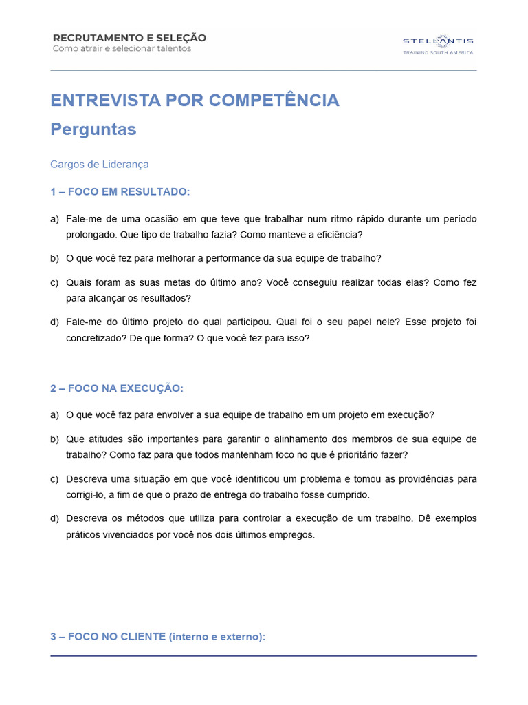 3 - Modelo - Entrevista - Por - Competencias | PDF | Competência ...