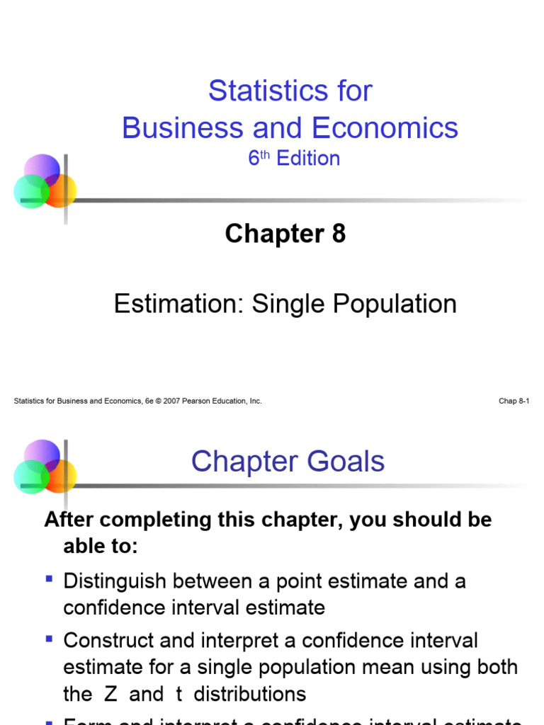 Chap 08 | PDF | Bias Of An Estimator | Estimator