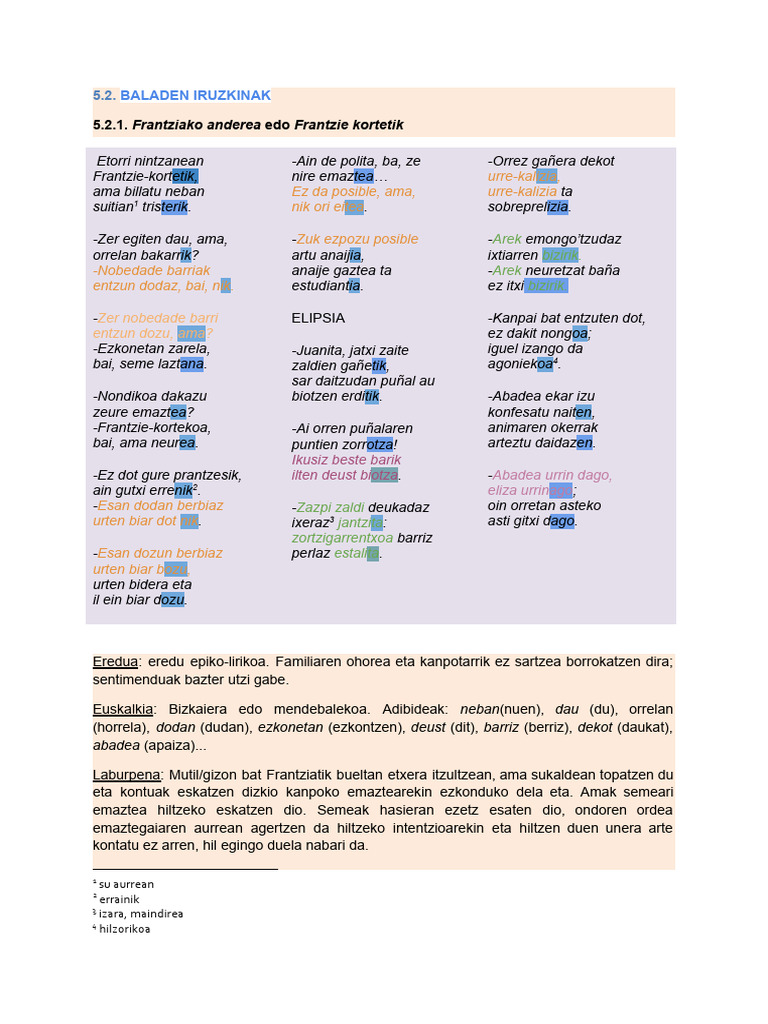 Euskera Apunteak | PDF