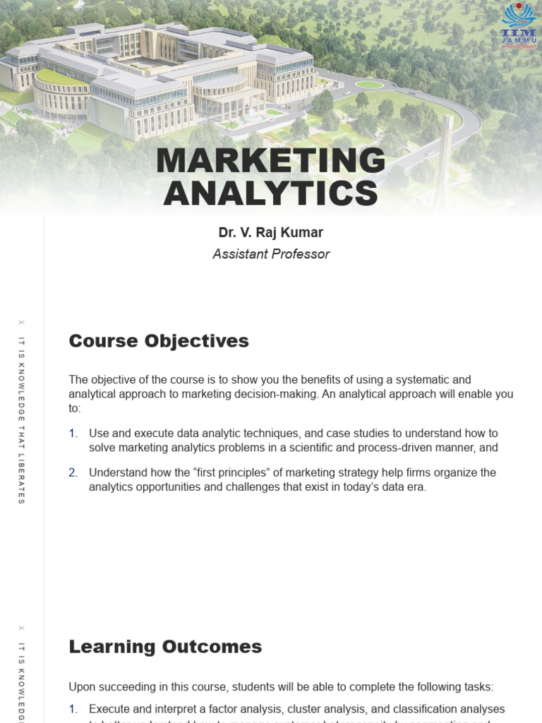 Marketing Analytics Ppt 1 Pdf Analytics Marketing