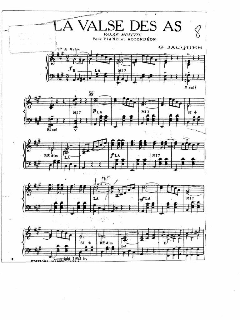 La Valse Des As | PDF