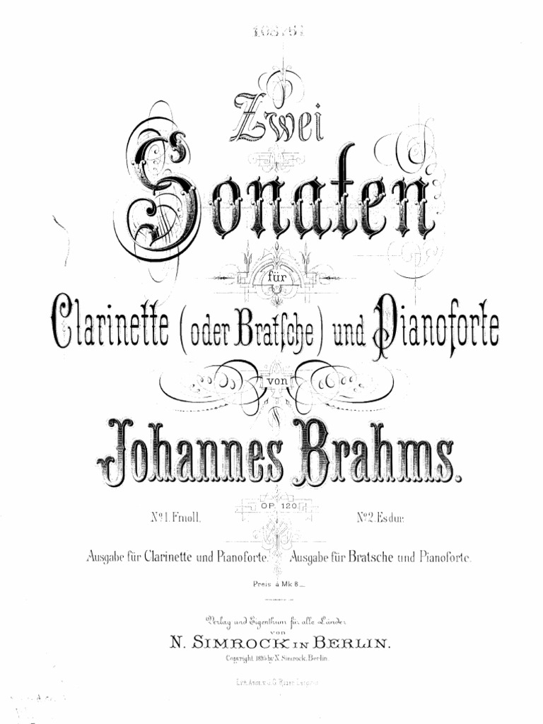 IMSLP110277-PMLP52918-Brahms Op.120 No.1 Score | PDF