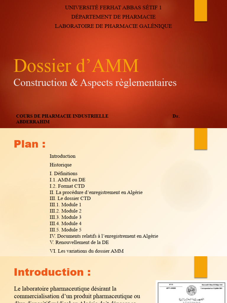 08 - Dossier d'AMM | PDF | Essai clinique | Soins de santé