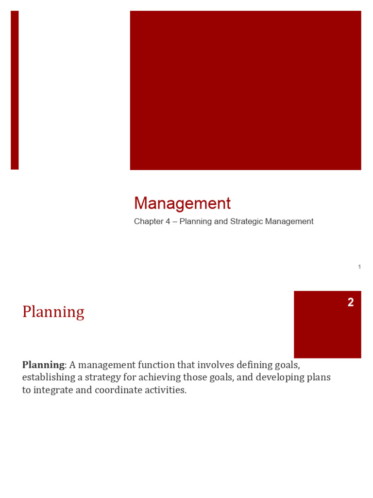 Chapter 4 | PDF | Goal | Strategic Management Chapter 4 | PDF | Goal | Strategic Management