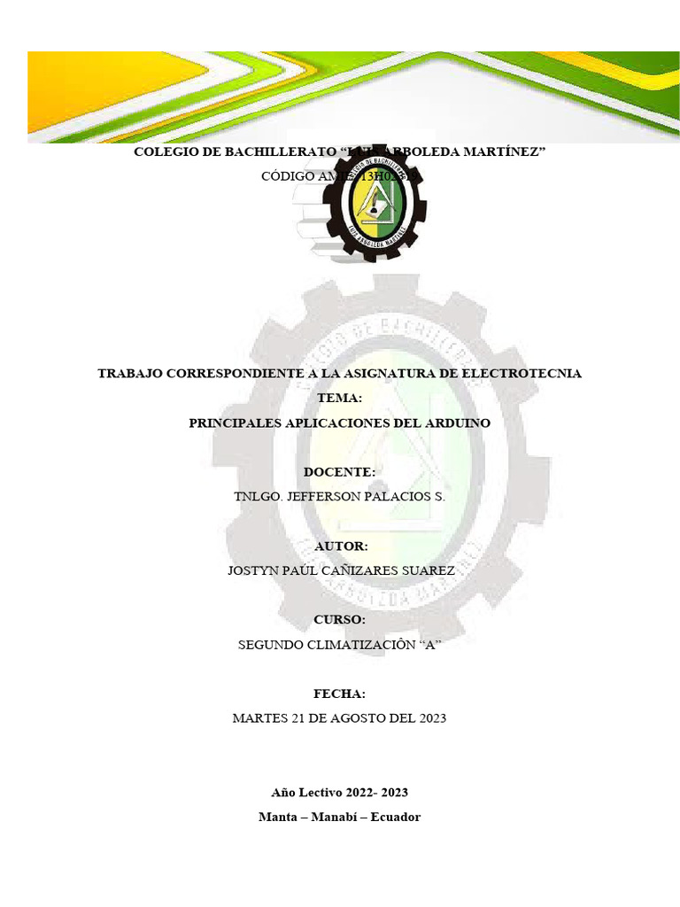 ARDUINO | PDF | Arduino | Ingeniería de software