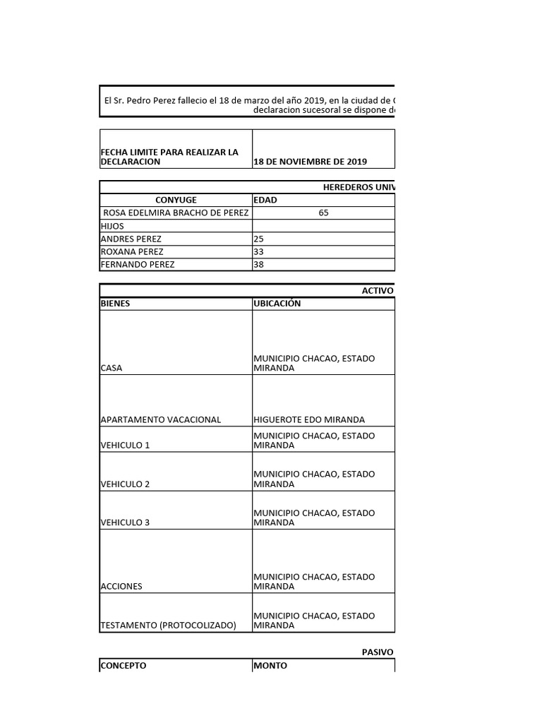 2 - Ejercicio de Sucesiones y Donaciones A Exponer El 04-11-2023 | PDF ... 2 - Ejercicio de Sucesiones y Donaciones A Exponer El 04-11-2023 | PDF ...