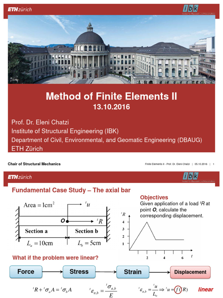 Presentation3 2016 | PDF | Finite Element Method | Nonlinear System