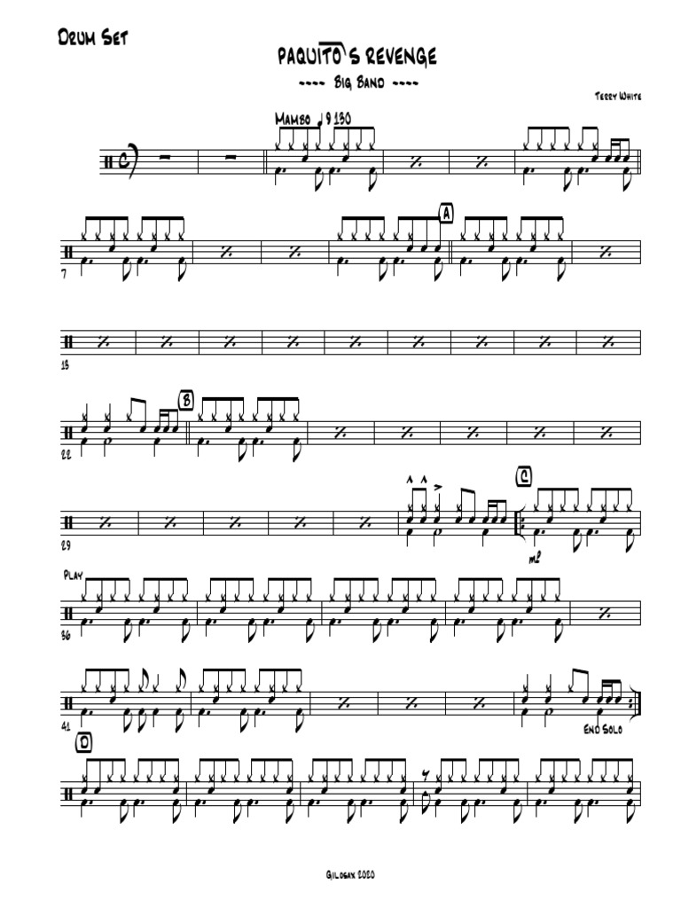 Paquitos Big Bang Big Band Clarinet Drum Set PDF | PDF