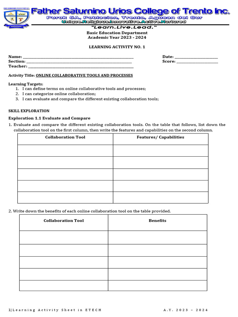 Etech Pdf Project Management Educational Technology