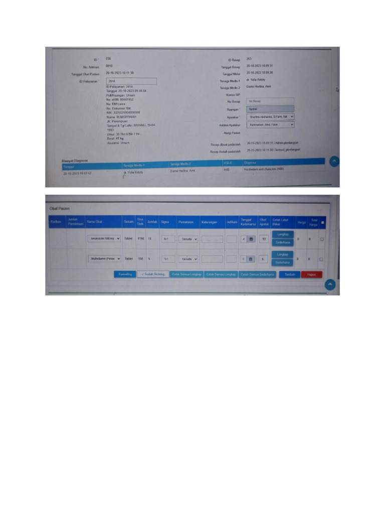 Bukti Pengkajian Pel Resep | PDF