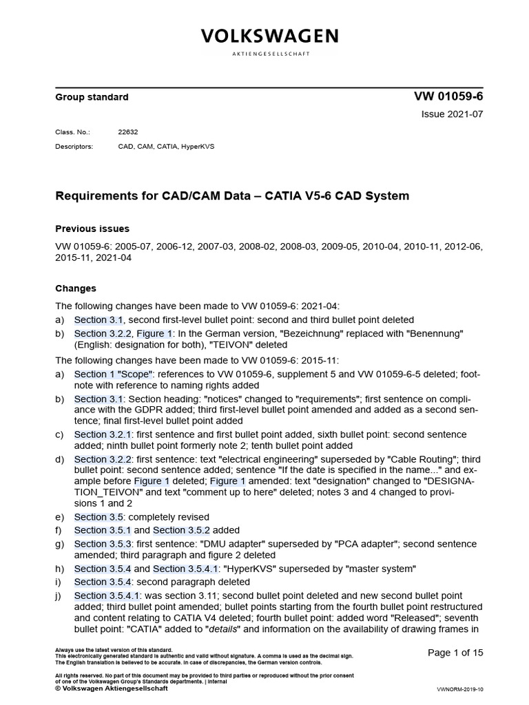 VW 01059 6 en | PDF | Filename | Computer Aided Design