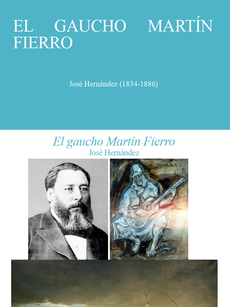 El Gaucho Martín Fierro | PDF | Novelas