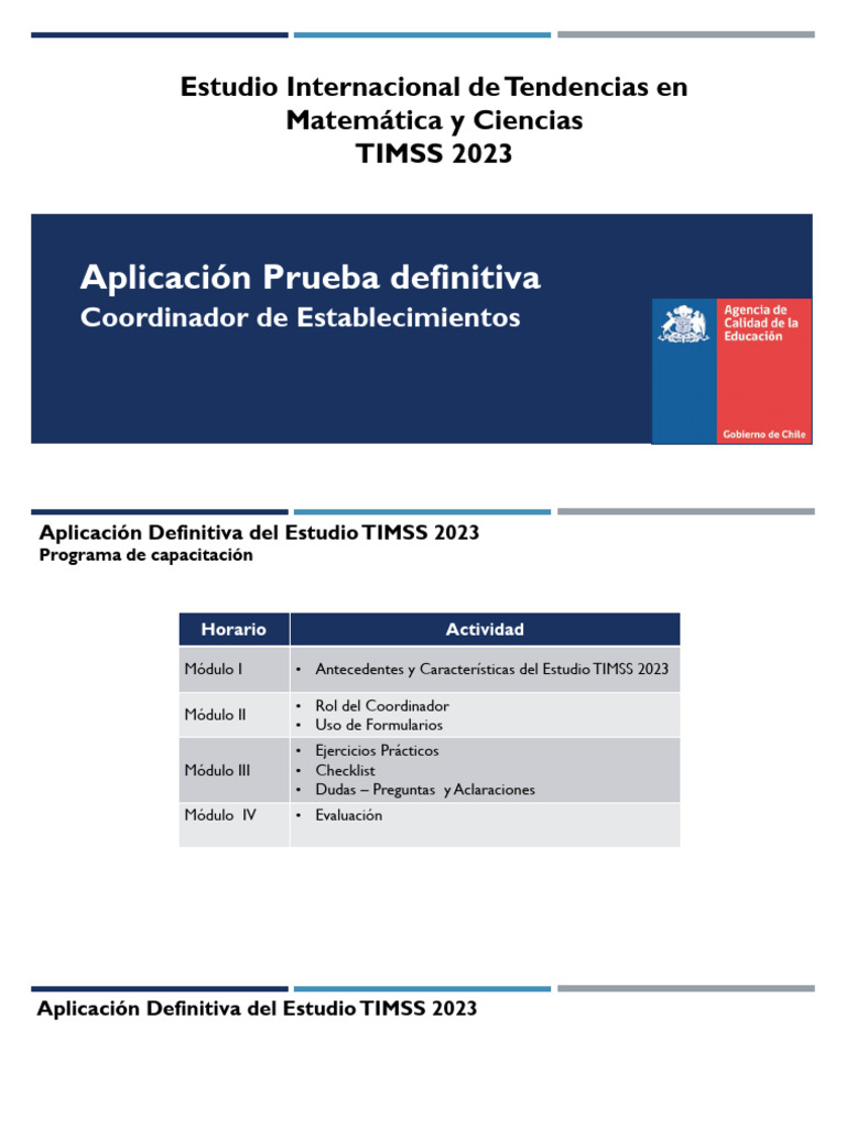 CAPACITACIÓN COMPLETA COORDINADORES TIMSS 2023 v2 | PDF | Memoria USB | Informática
