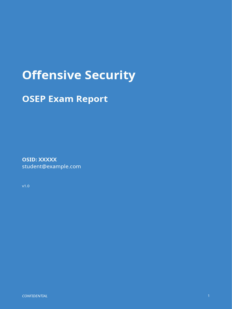 OSEP Exam Report | PDF | Penetration Test | Information Technology