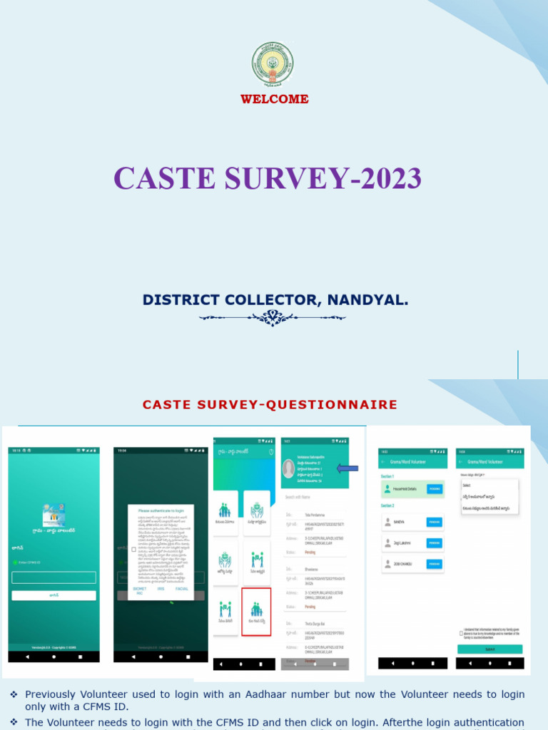 Caste Survey 19-11-2023.. | PDF | Authentication | Economies