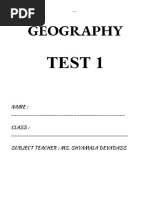 History Geography Grade 5 | PDF | Educational Assessment | Curriculum