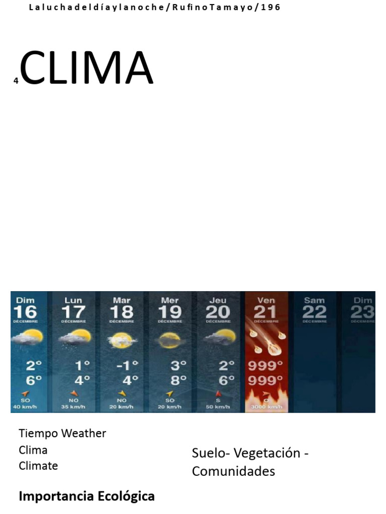 Clima | PDF | Clima | Clima templado