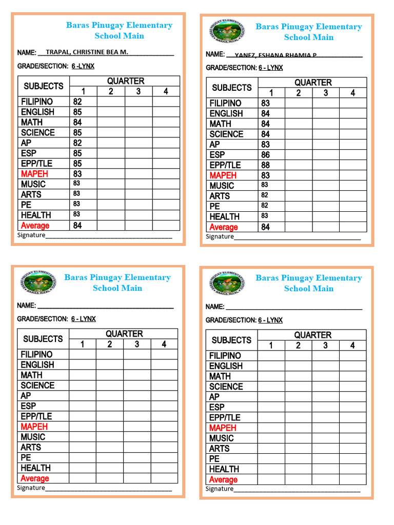 Card Slip B1 4 | PDF | Philippines