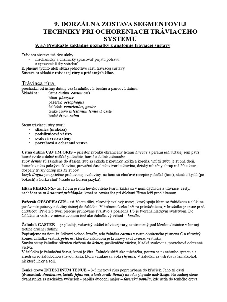 Teoretická Otázka č.9 A, B, C, D, E, F, G, H | PDF