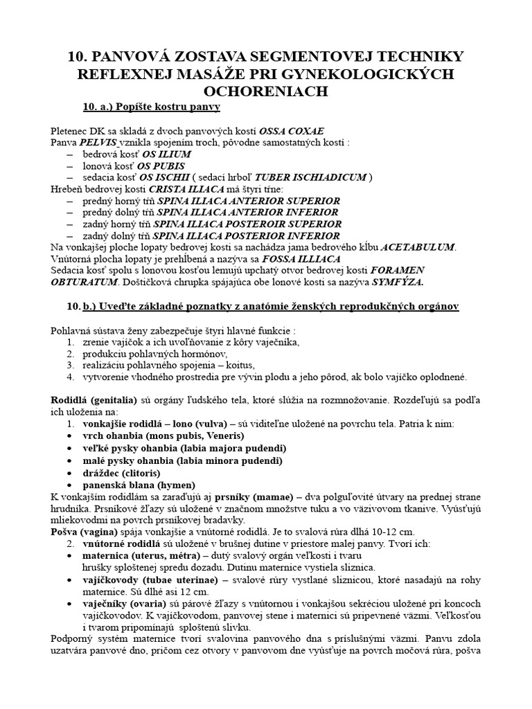 Teoretická Otázka č.10 A, B, C, D, E, F, G, H | PDF