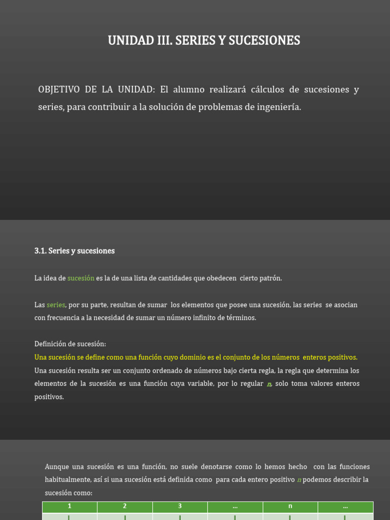 Series y Sucesiones en Ingeniería | PDF | Función (Matemáticas) | Secuencia