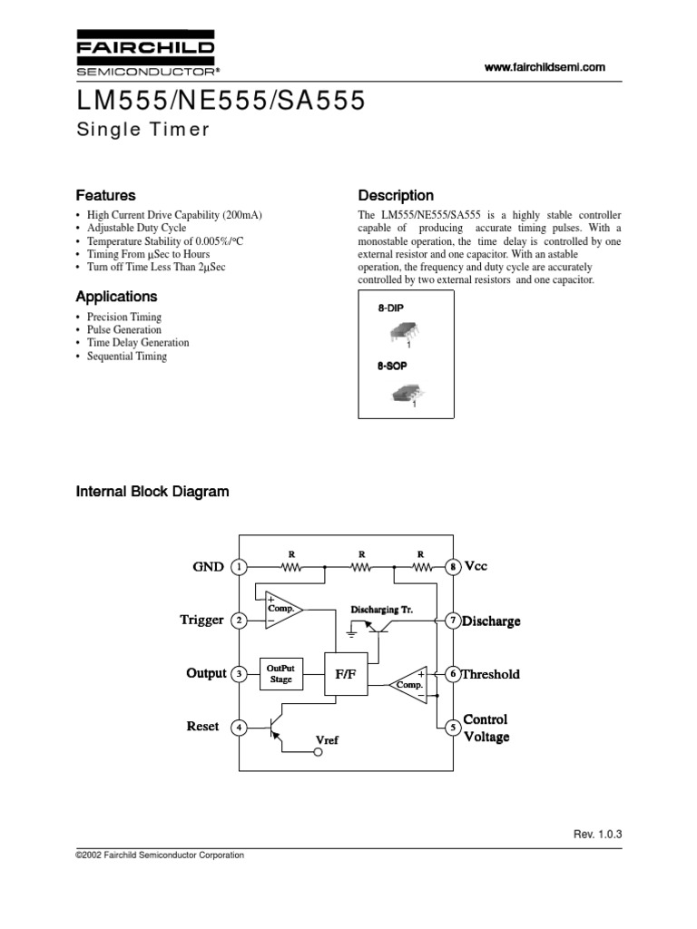 NE555 | PDF | Computer Engineering | Electrical Engineering