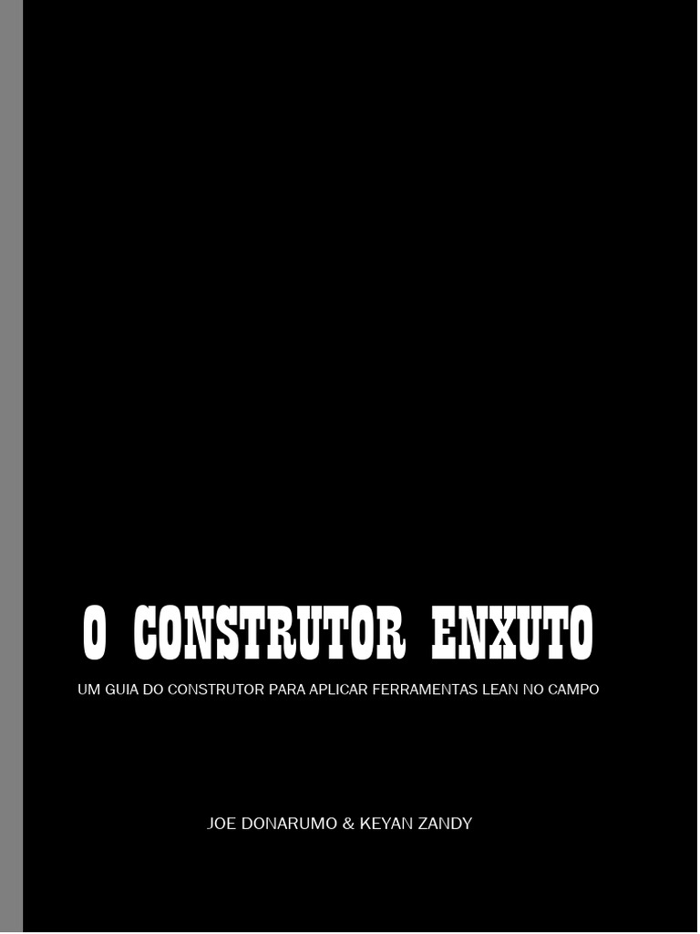Livro - The Lean Builder - o Construtor Enxuto | PDF | Tempo | Comunicação