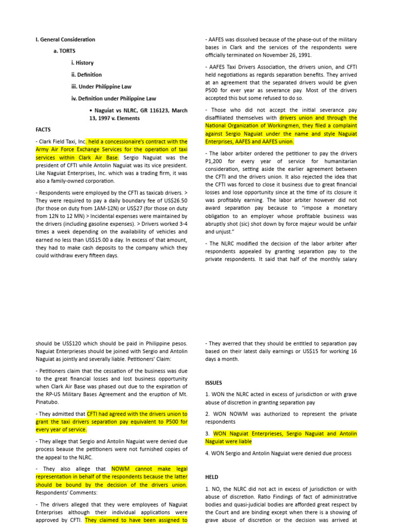 Torts Cases Chapters 1-3 | PDF | Legal Liability | Negligence