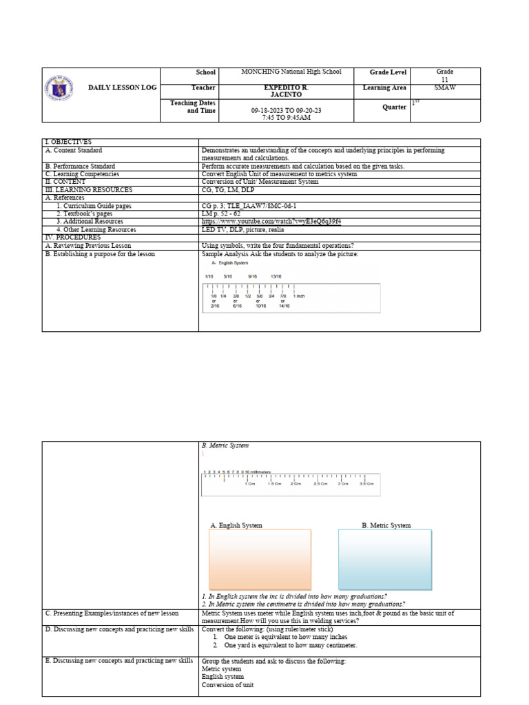 Conversion of Unit | PDF | Measurement | Foot (Unit)