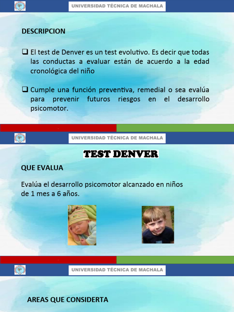 Test de Denver | PDF