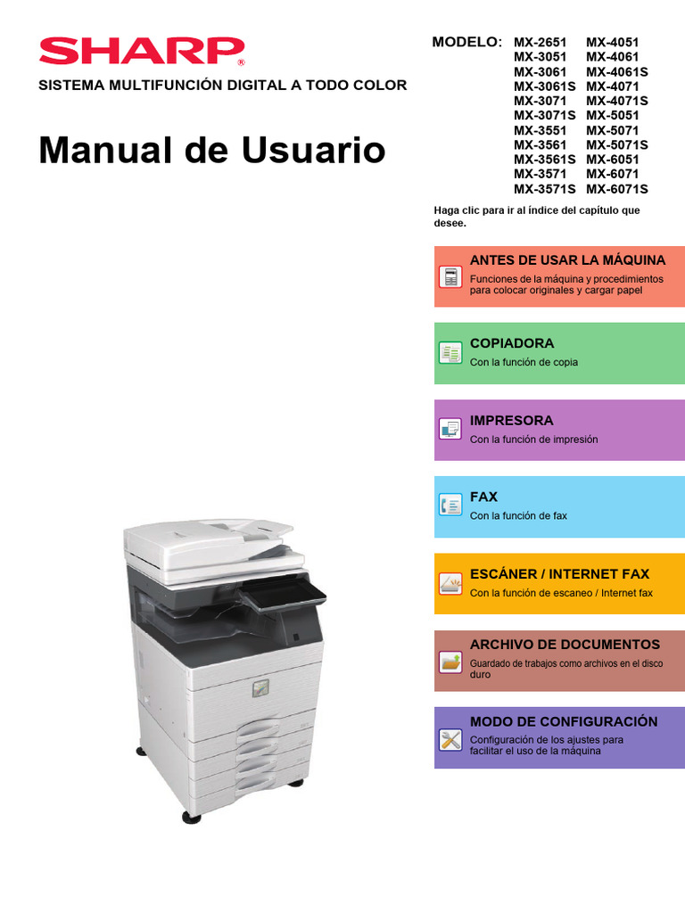 Manual Sharp | PDF | USB | Fax