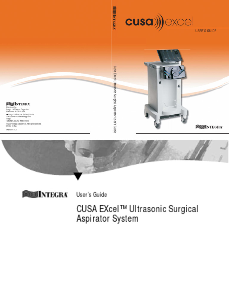 Cusa Excel Users Manual1 | PDF | Surgery