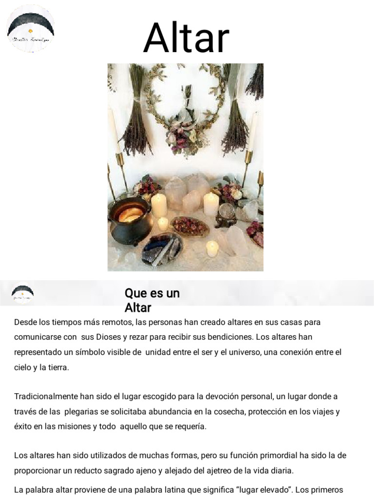 Altar | PDF | Oración | Amor