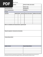 How To Prepare A Batch Manufacturing Record Template: What Should A BMR ...