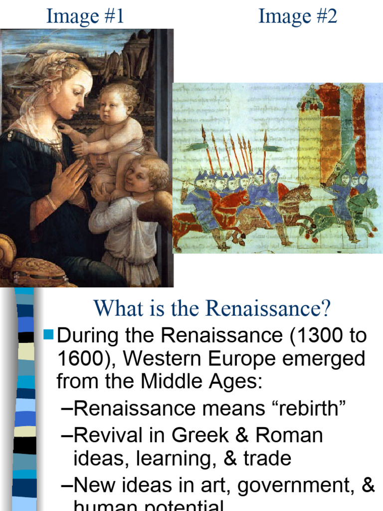 Introto Renaissance | PDF | Renaissance | Middle Ages