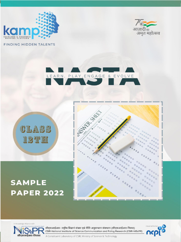 Sample Paper Class 12th | PDF
