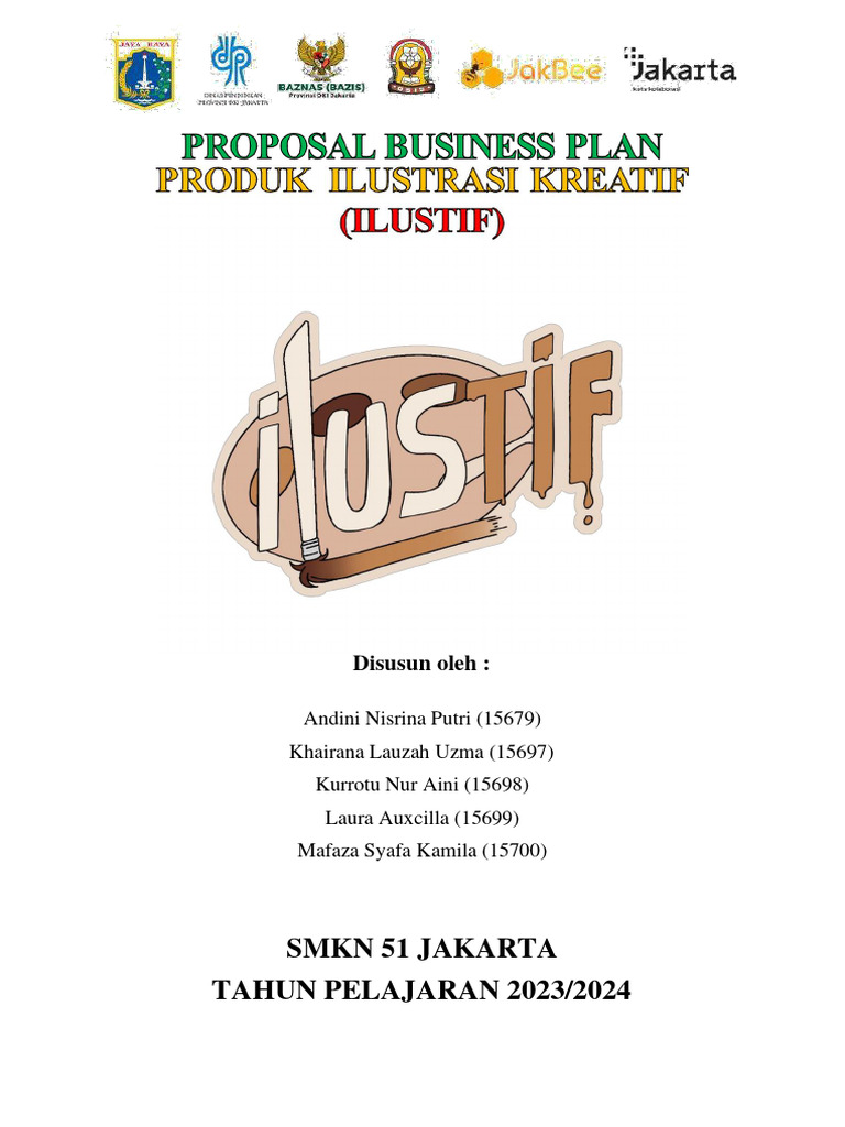 Proposal Bisnis Plan Produk Ilustif Fix | PDF