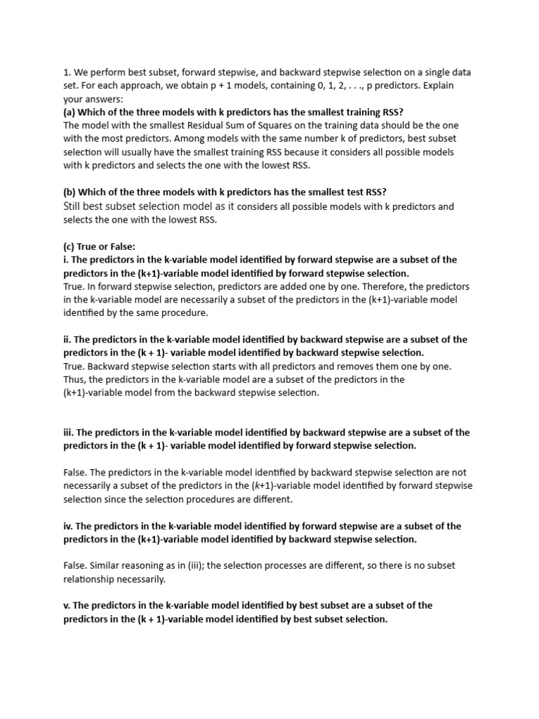 Model Selection | PDF | Mean Squared Error | Dependent And Independent Variables