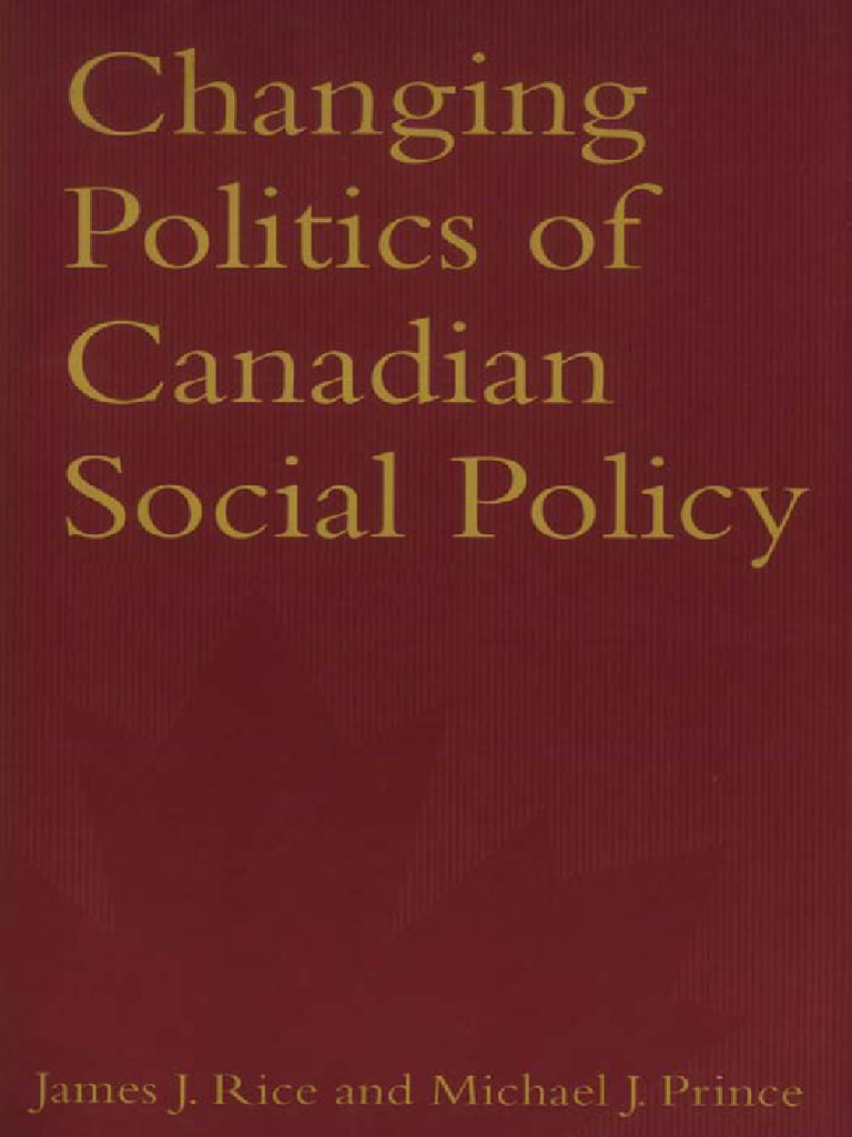 Canadian Social Policy Evolution | PDF | Welfare | Welfare State