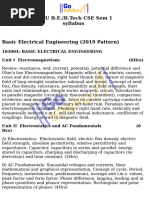 Second Year Electrical and Computer Engineering Syllabus | PDF ...