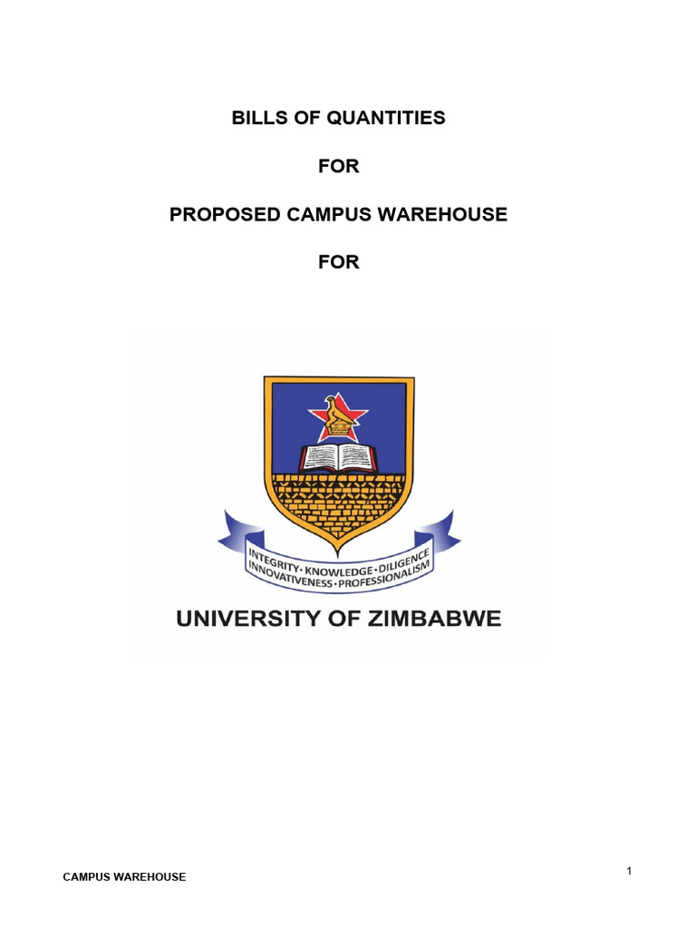 Proposed Campus Warehouse - Materials Schedule | PDF | Pipe (Fluid ...