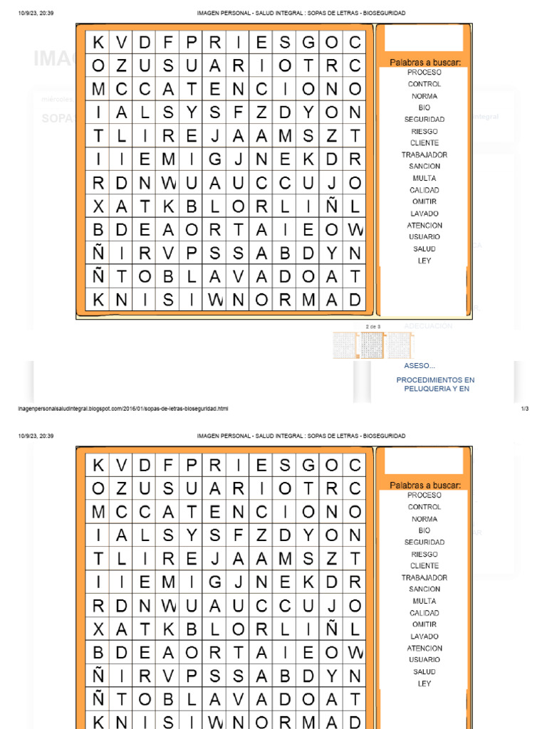 Sopa de Letras | PDF | Química | Ciencias fisicas