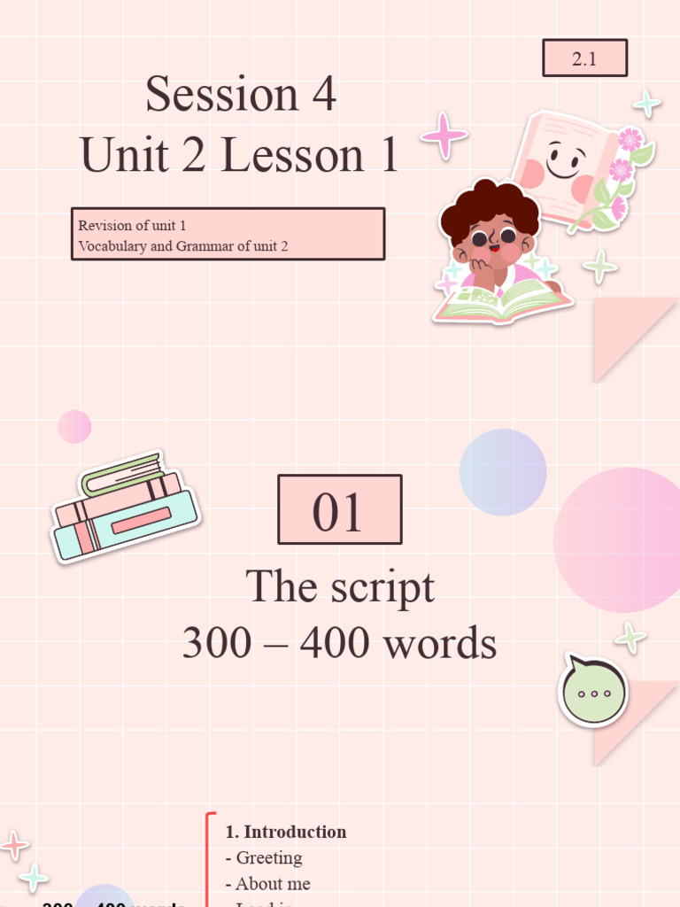 Unit 2 Lesson 1: Vocabulary & Grammar Review | PDF | Applied Linguistics | Writing