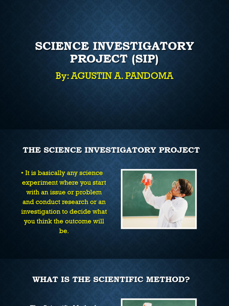 Parts of Science Investigatory Project SIP | PDF | Hypothesis | Statistics